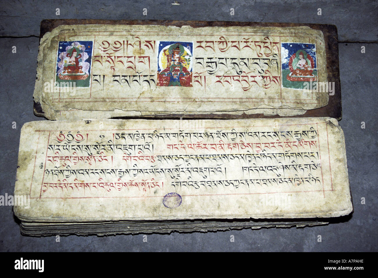 Kanon Kanjur, Lamayuru monastery, India, Ladakh Stock Photo - Alamy