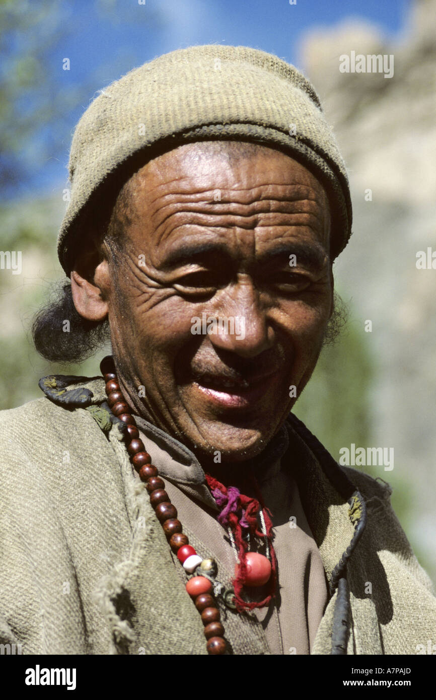 portrait of a man, India, Zanskar Stock Photo - Alamy