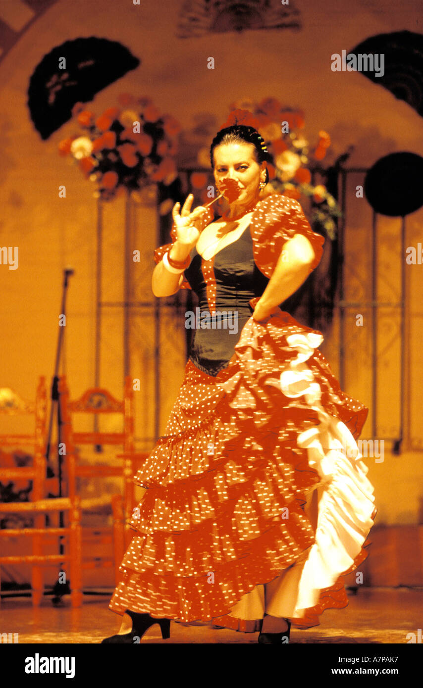 Spain, Andalusia, Sevilla, flamenco dancer Stock Photo - Alamy
