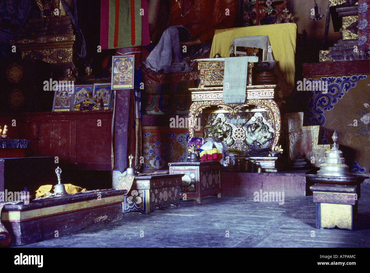 Dukhang at ridzong monastery hi-res stock photography and images - Alamy