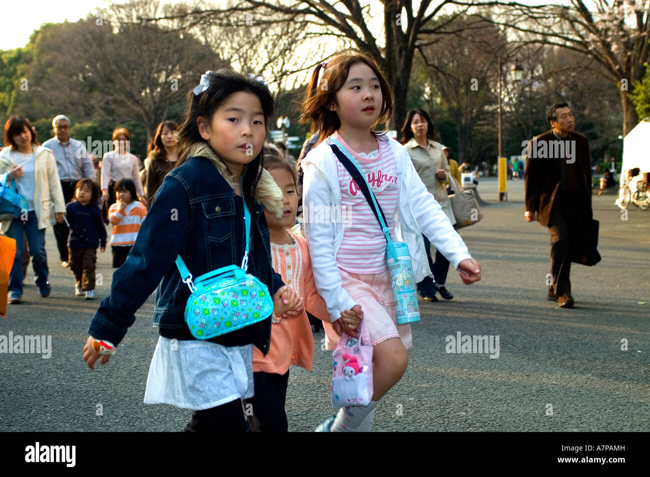 Tokyo girl woman little girld women Tokyo Ebisu Garden japan Stock ...