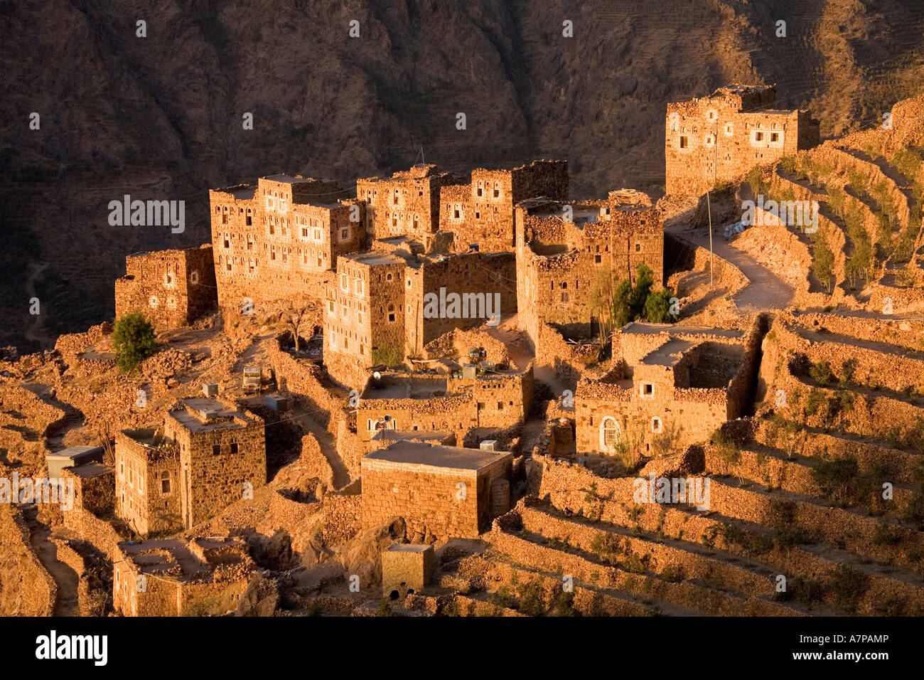 Shahara, Haraz Mountains, Yemen Stock Photo - Alamy