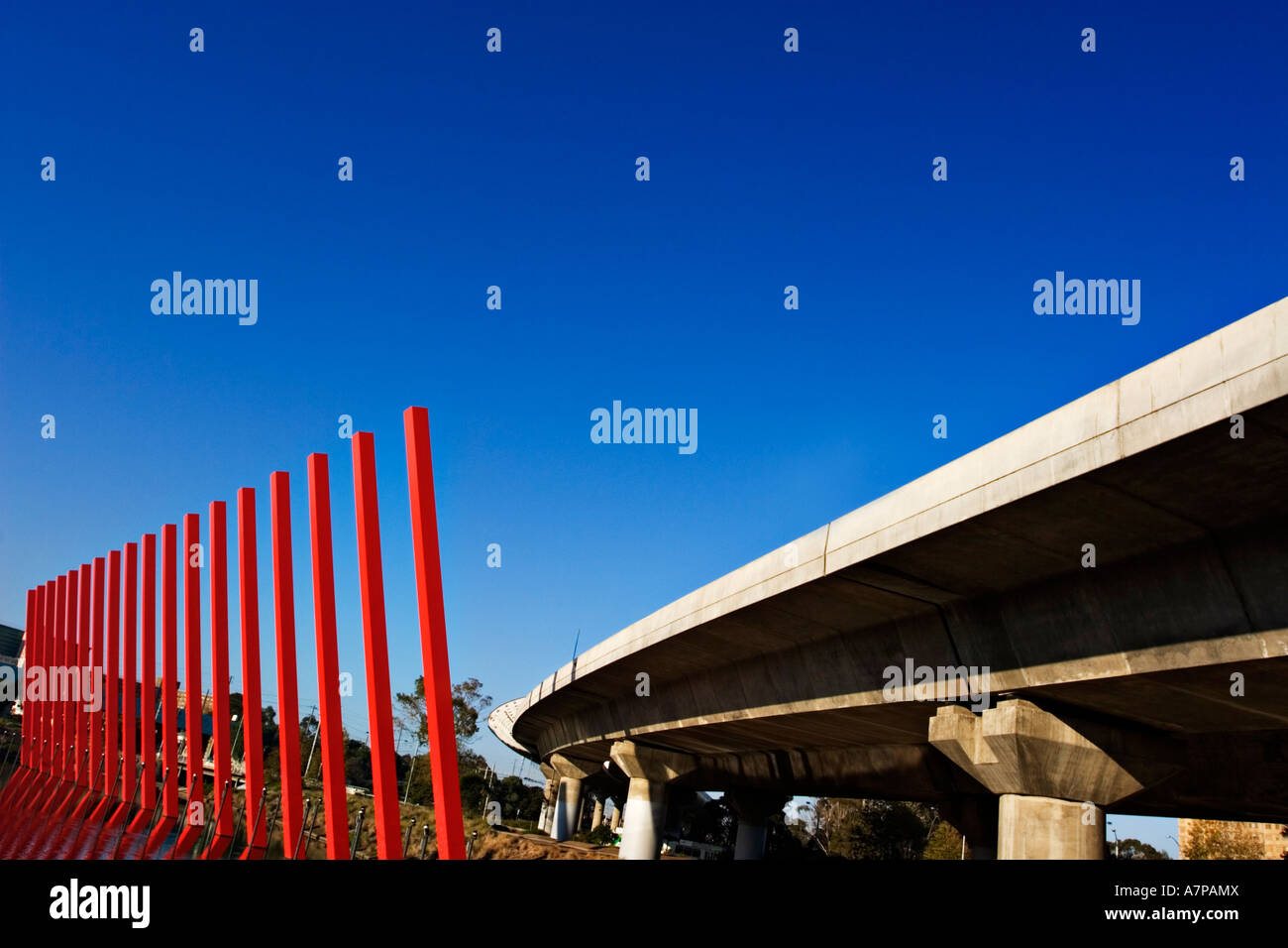 Melbourne Architecture / This vivid coloured structure is called the ...