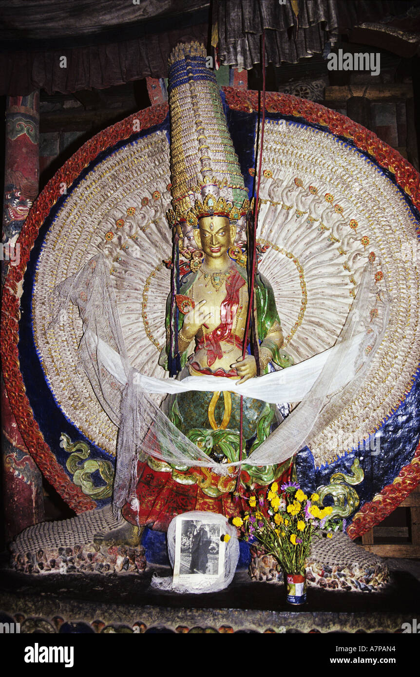 Ushnisha Sitatapatra, Leh monastery, India, Ladakh, Leh Stock Photo - Alamy