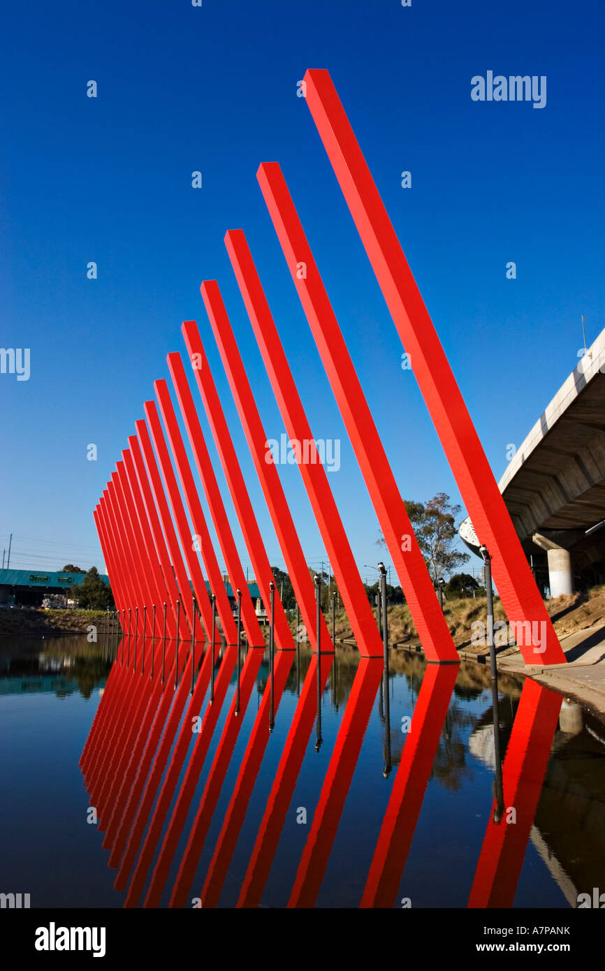 Melbourne Architecture / This vivid coloured structure is called the ...