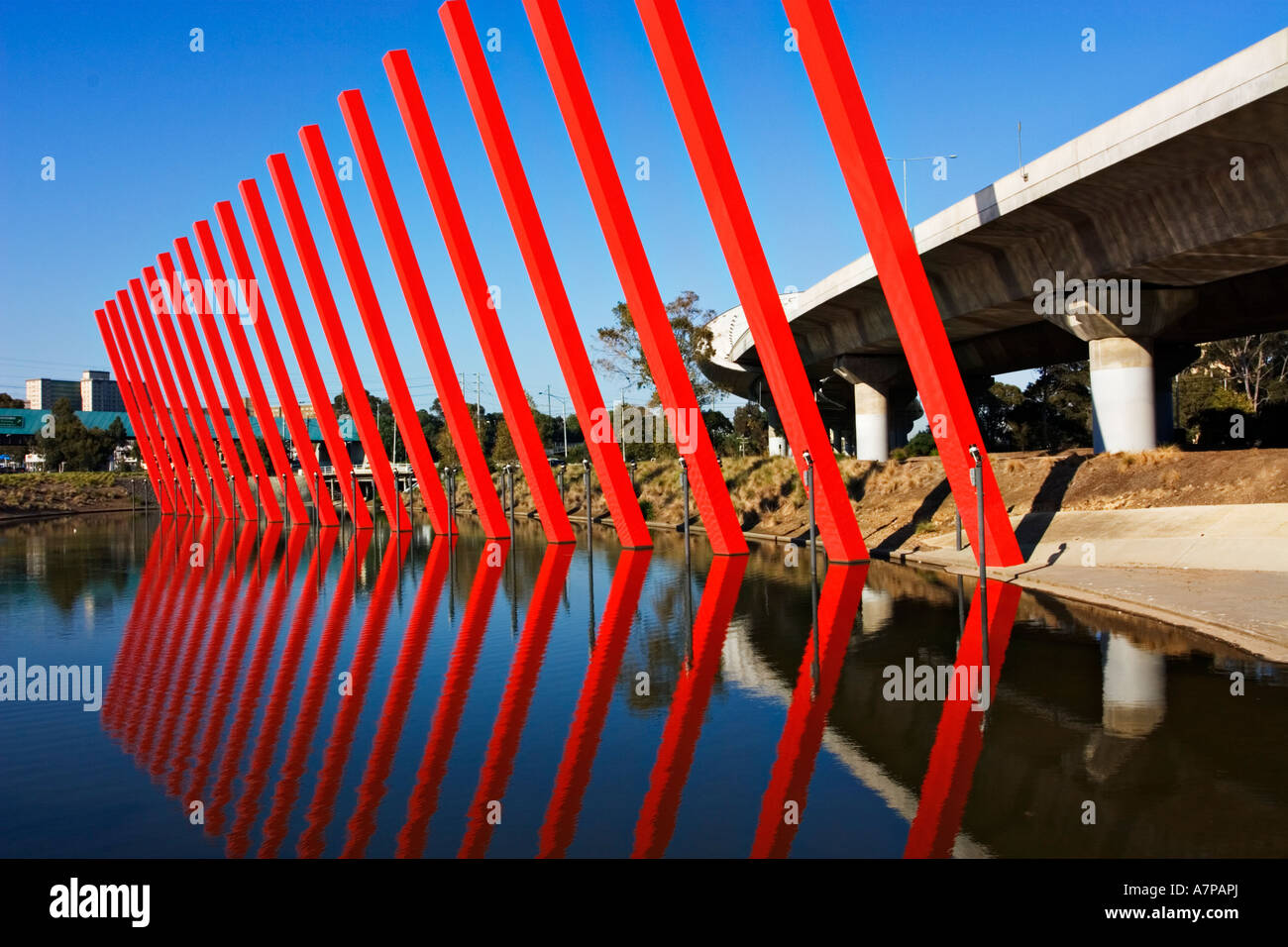 Melbourne Architecture / This vivid coloured structure is called the ...