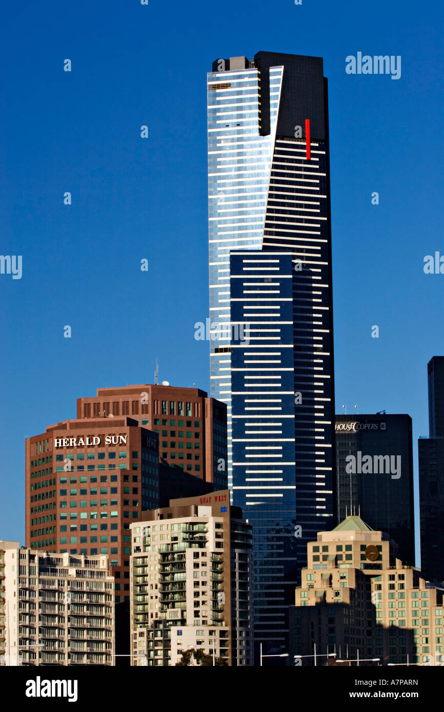 Architecture / The "Eureka Tower" and "City of Melbourne" Skyline ...
