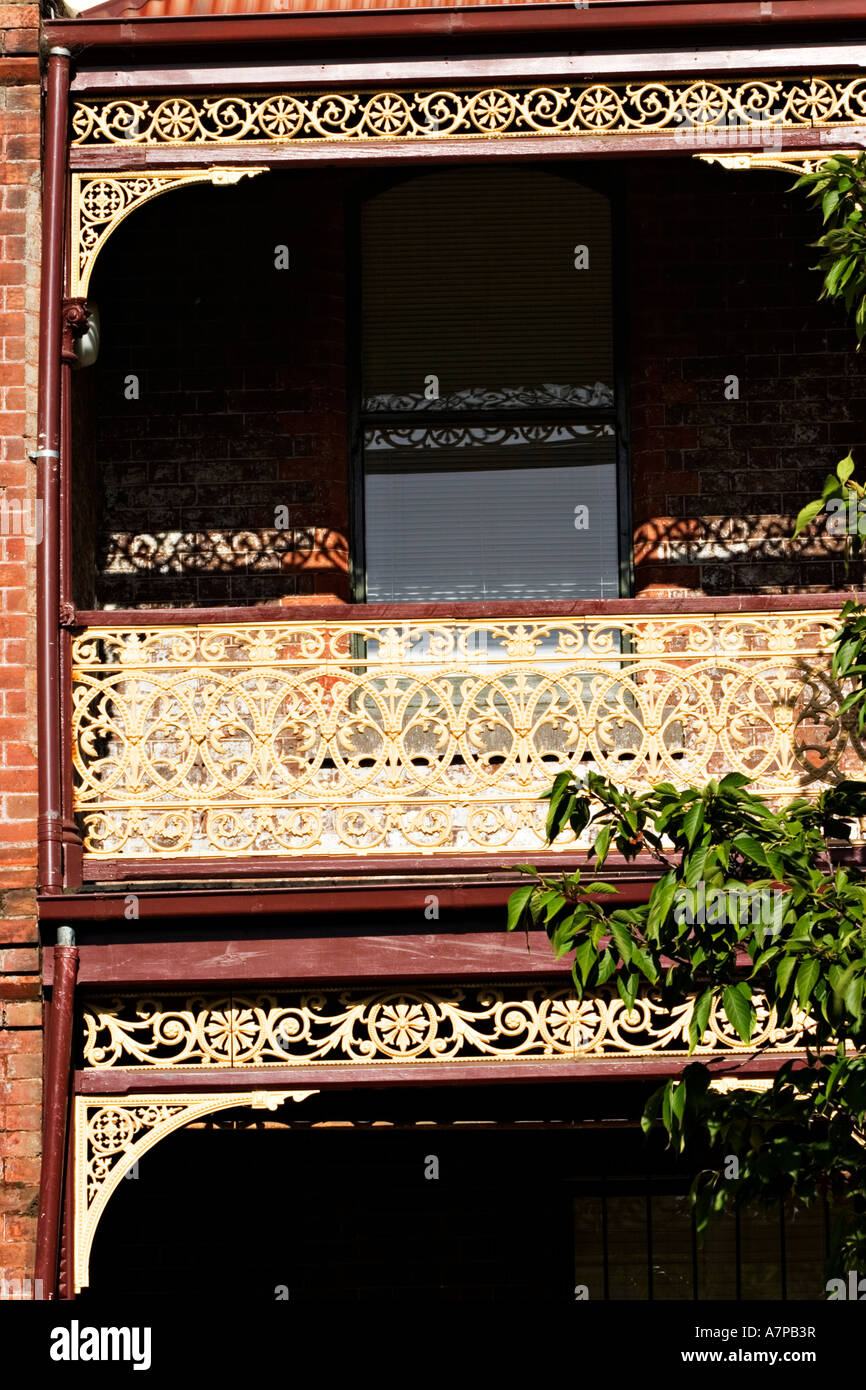 Old terrace houses melbourne victoria hi-res stock photography and ...