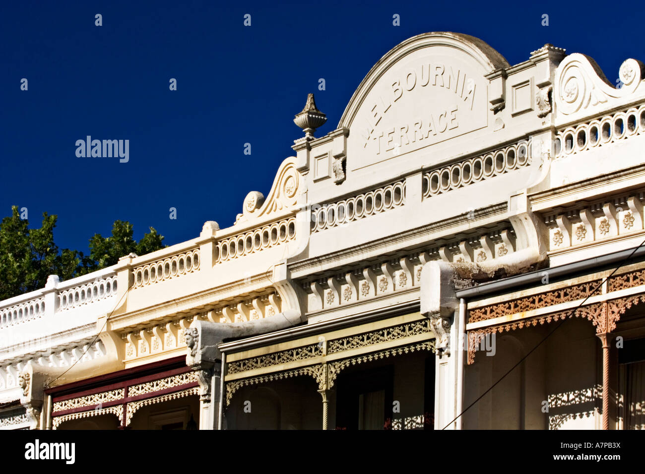 Old terrace houses melbourne victoria hi-res stock photography and ...