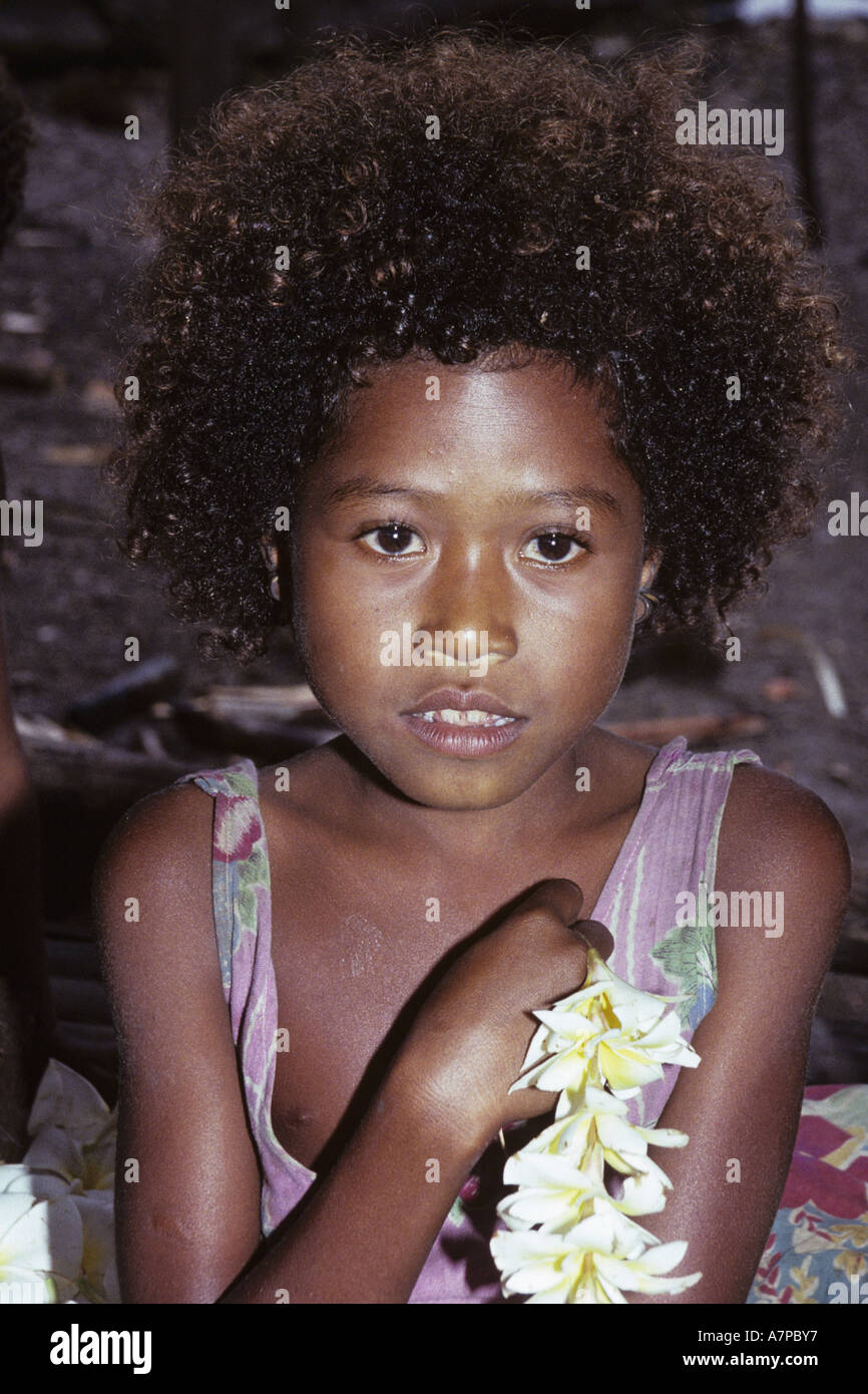 girl at the village Kadvaga, Papua New Guinea Stock Photo - Alamy