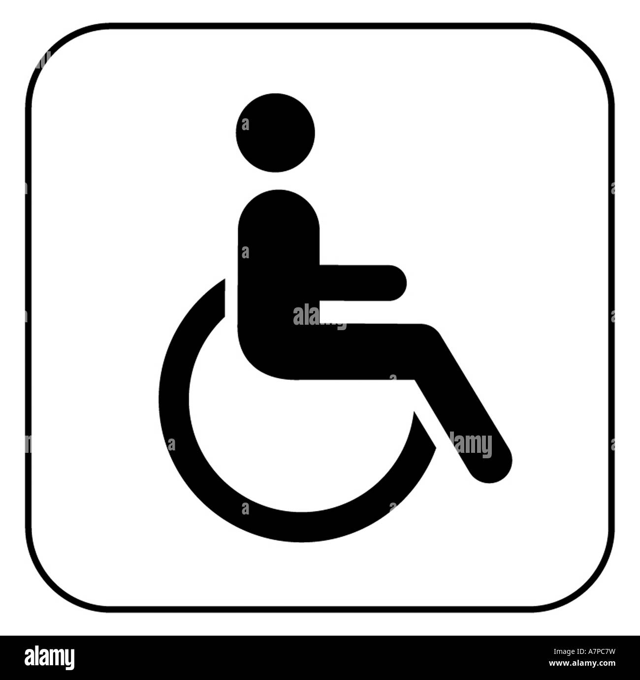 Black disabled Cut Out Stock Images & Pictures - Alamy