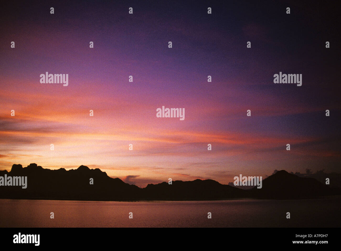 early morning mood, Sunda Islands, Indonesia, Komodo Island Stock Photo ...
