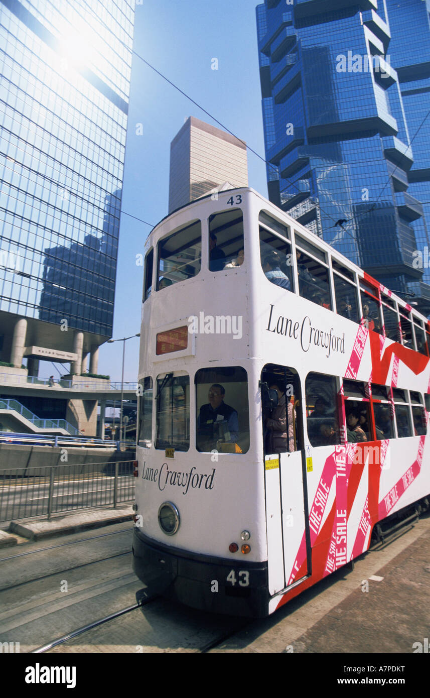 China, Hong Kong, Tram Stock Photo - Alamy