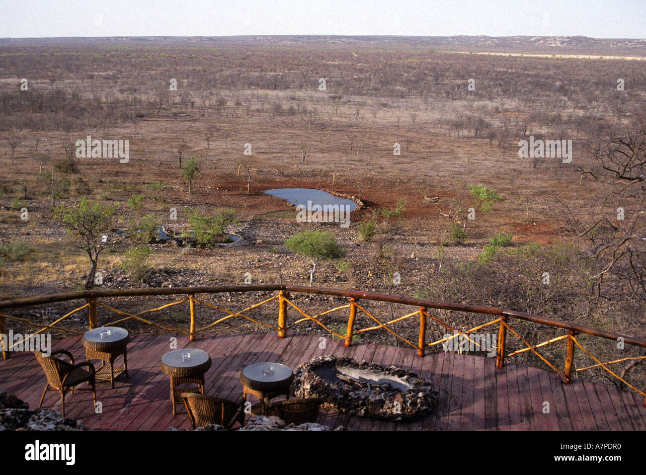 viewpoint at Ongava Game Reserve, Namibia, Windhoek Stock Photo - Alamy