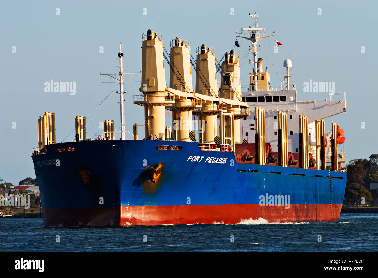 Shipping Industry / A Bulk Carrier Ship is inbound.Port of Melbourne ...