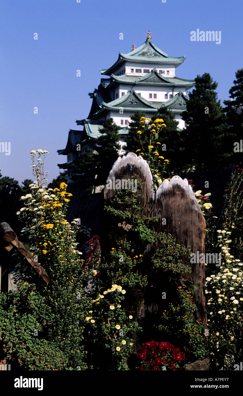 Japan, Honshu Island, Kinki region, Osaka city, Osaka castle Stock ...