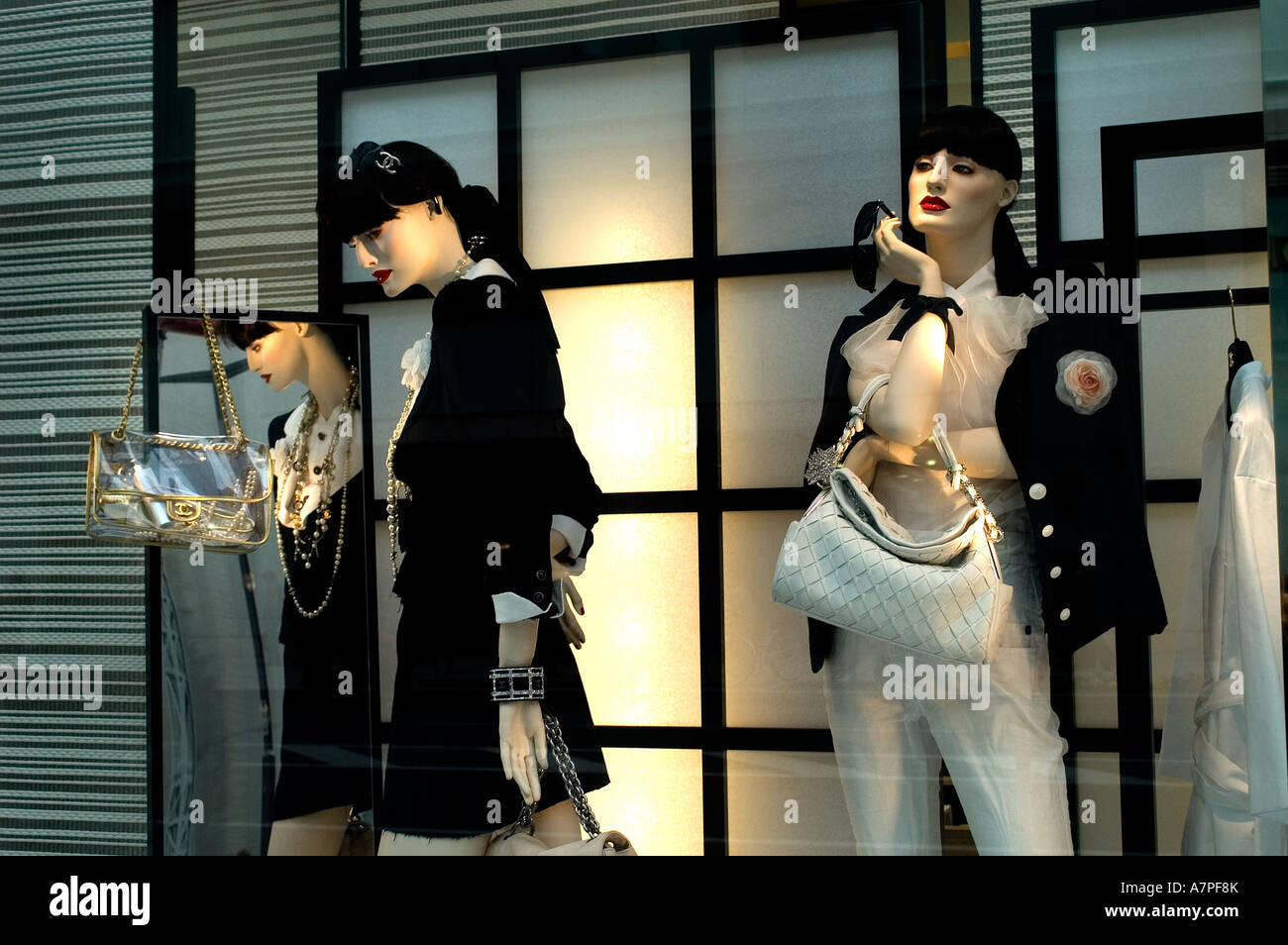 Ginza Tokyo s smartest shopping area Chanel Fasion Stock Photo - Alamy