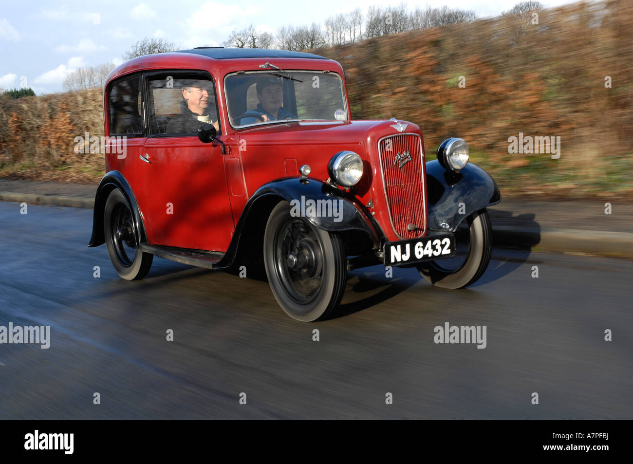 Austin Seven Ruby 1935 (Smoker's Hatch Stock Photo - Alamy