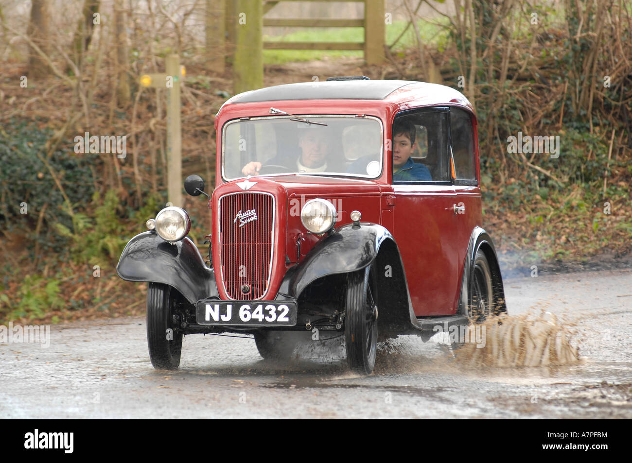 Austin Seven Ruby 1935 (Smoker's Hatch Stock Photo - Alamy