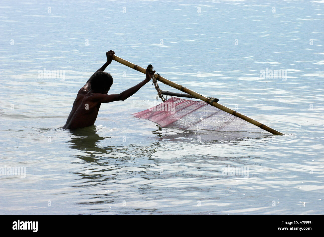 Fisherman in Philippines Stock Photo - Alamy