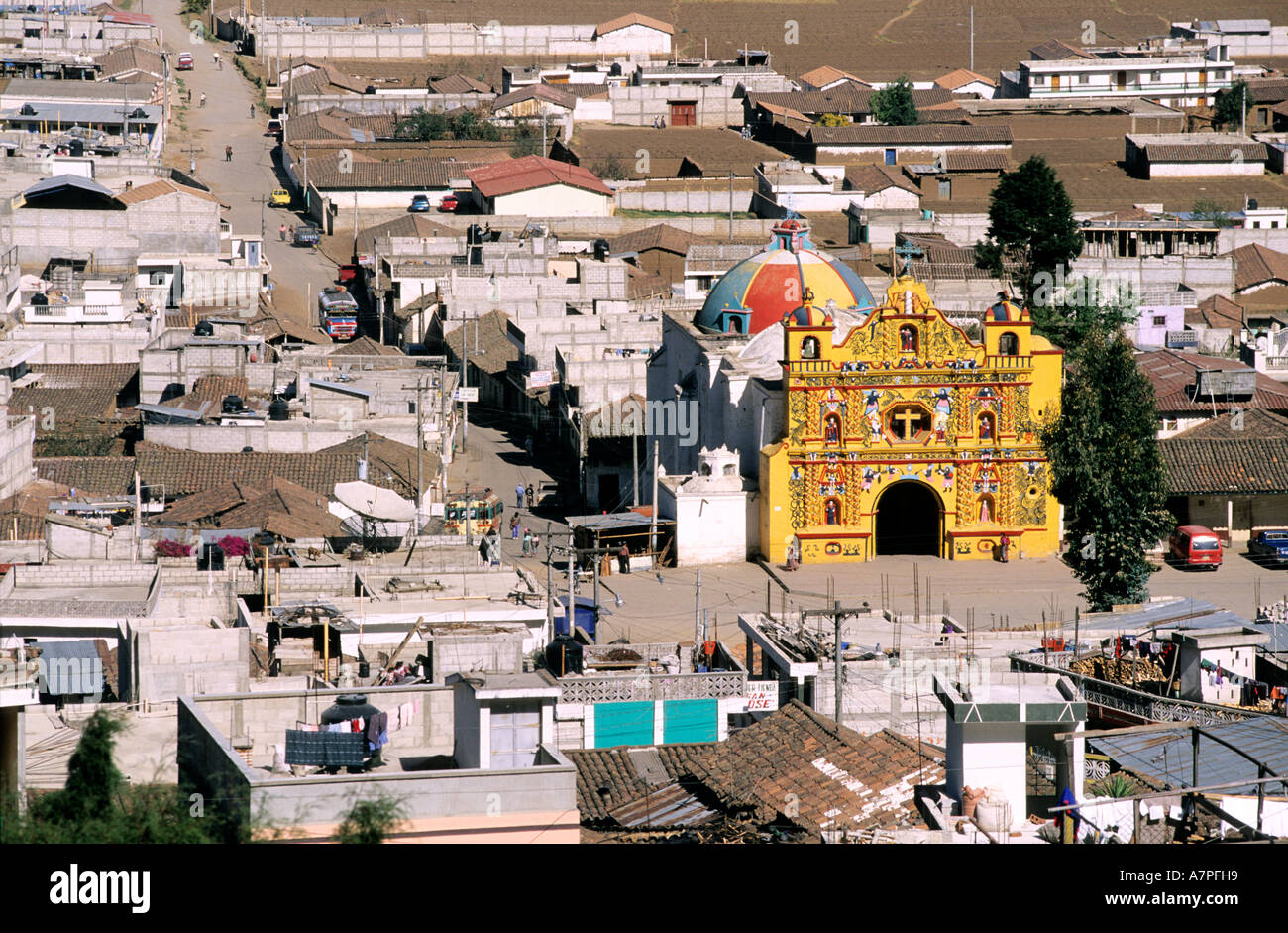 Guatemala western cordillera quetzaltenango department hi-res stock ...