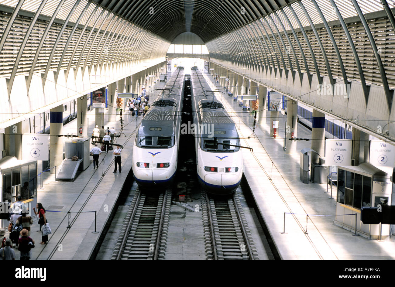 High Speed Train Spain Sevilla High Resolution Stock Photography and ...