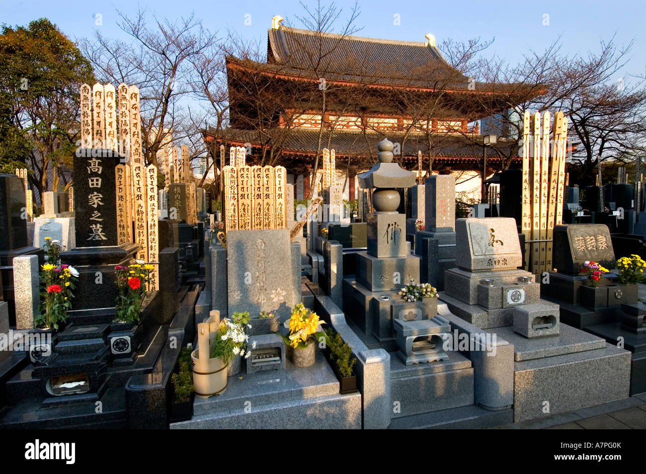 Roppongi Tokyo Cemetery Japan Tomb Graveyard Stock Photo - Alamy