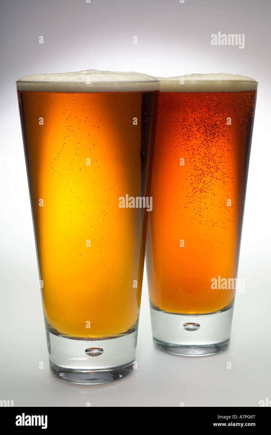 Traditional light Pale Ale in studio Stock Photo - Alamy