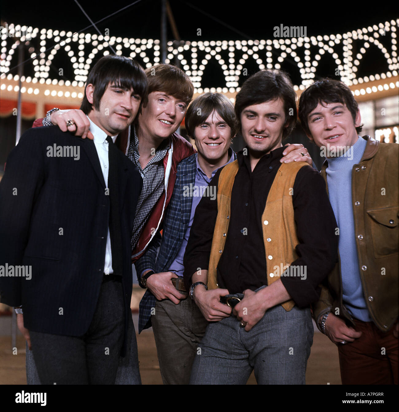 ANIMALS UK pop group with Chas Chandler secondfrom right and Eric ...