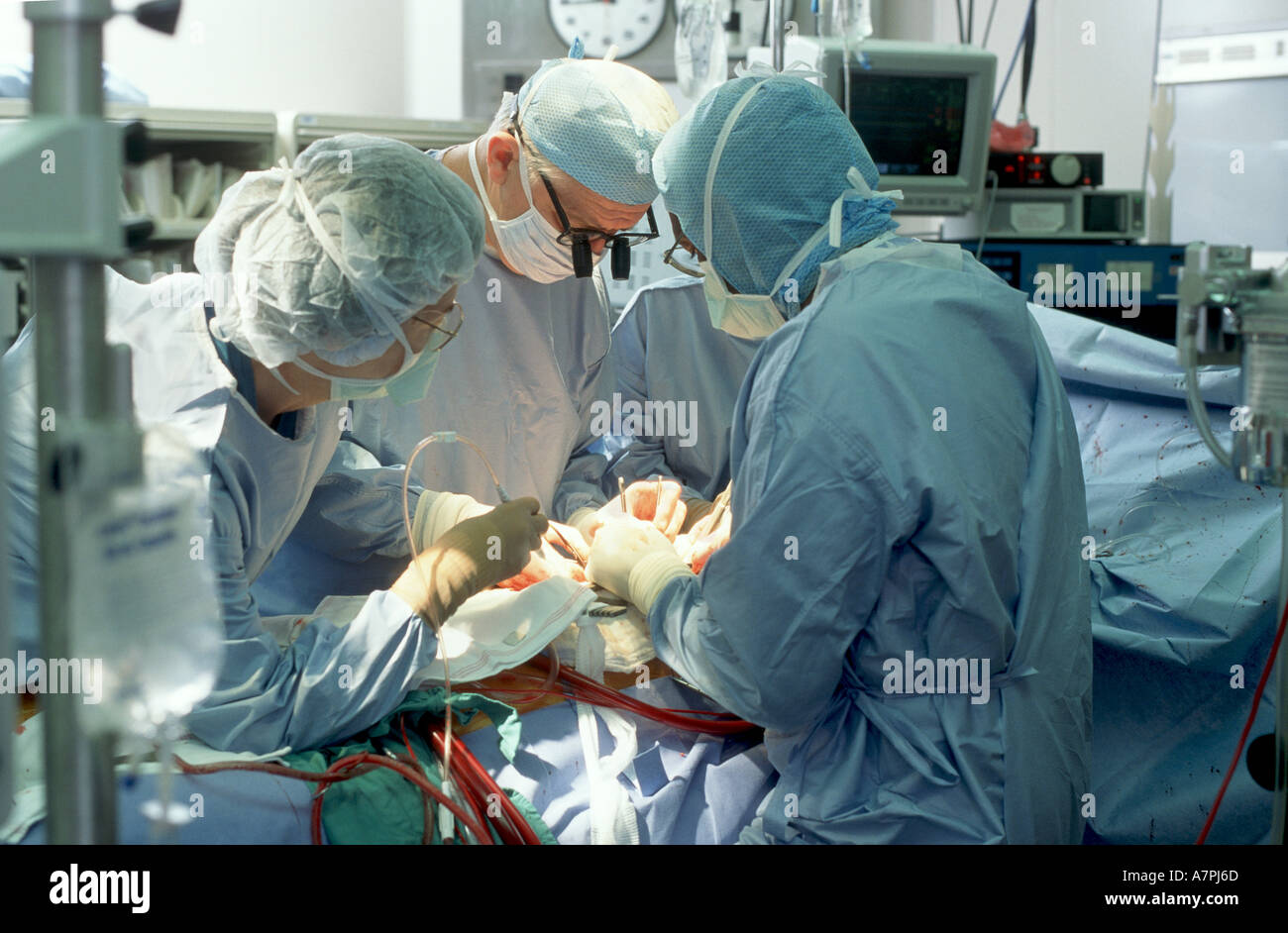 Heart surgery in central Ohio USA Stock Photo - Alamy