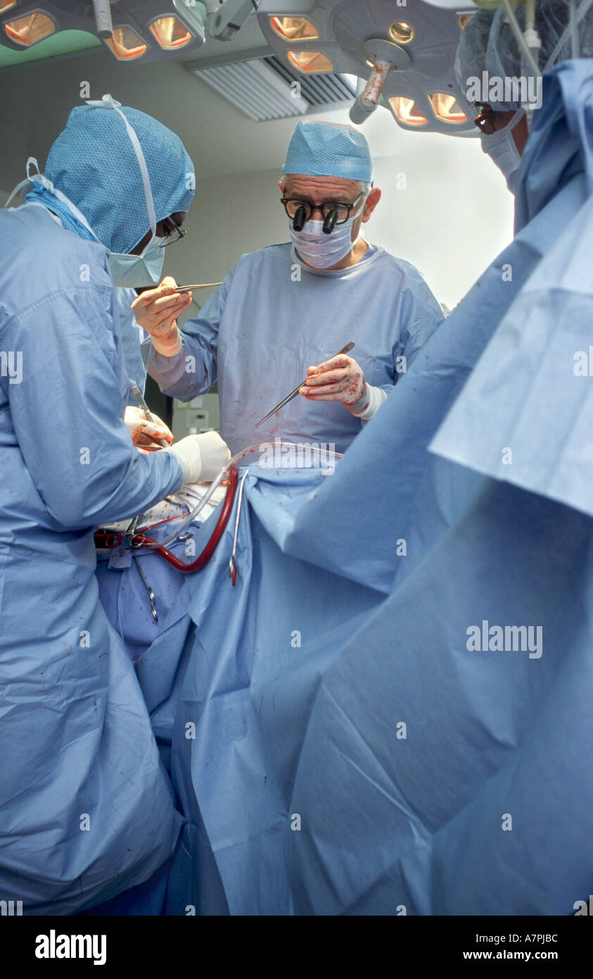 Heart surgeons during operation Stock Photo - Alamy