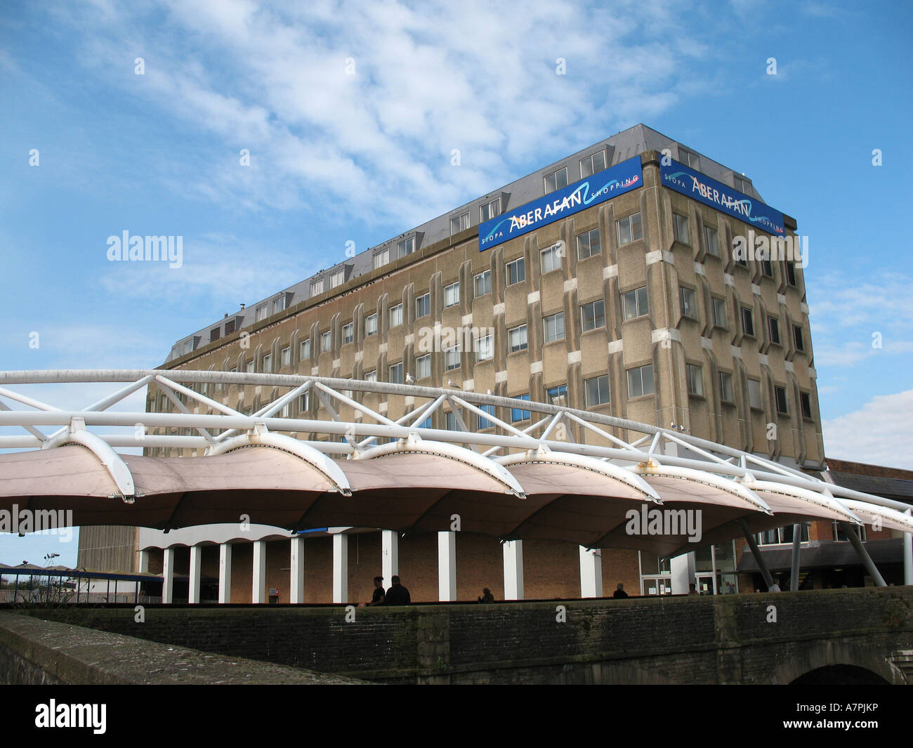 Aberafan Shopping Centre Port Talbot Stock Photo - Alamy