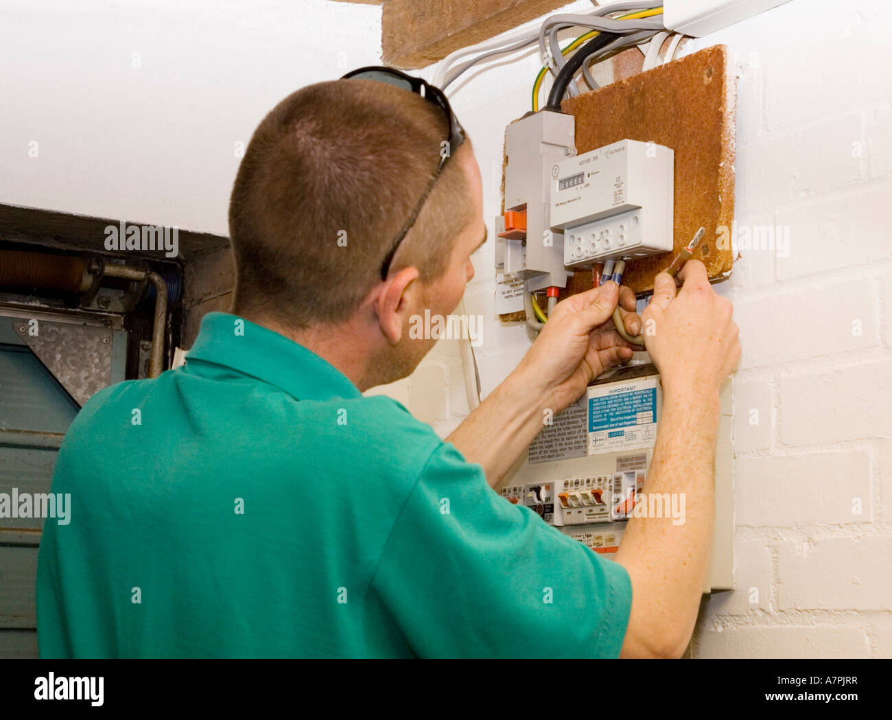 Domestic electricity meter installation hi-res stock photography and ...