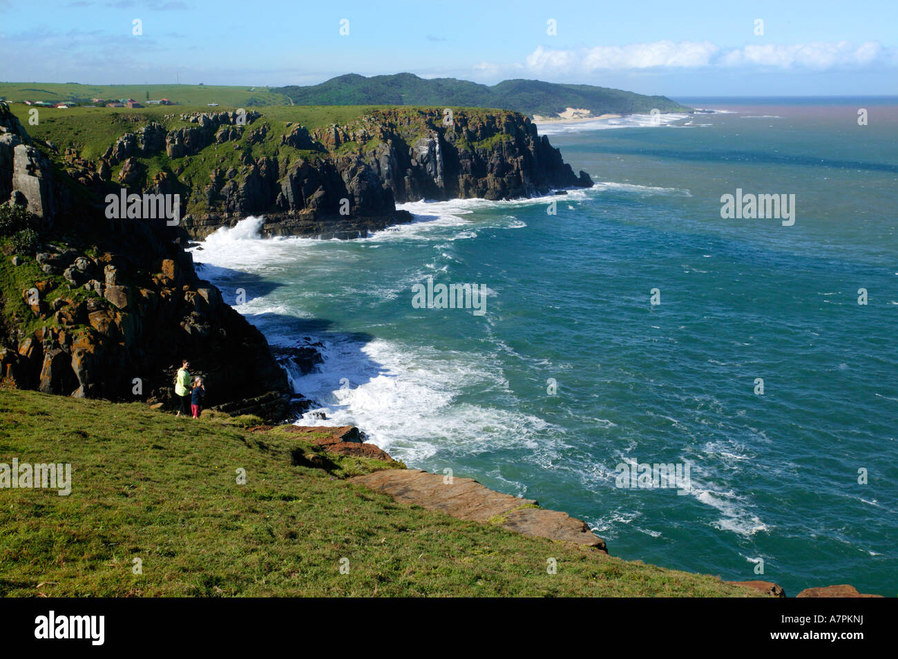 Eastern Cape coastline viewed from Morgan Bay cliffs Morgan Bay Eastern ...
