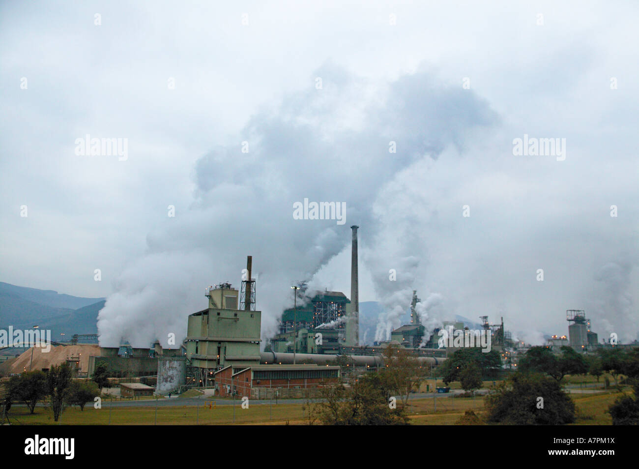 The Ngodwana pulp mill in Mpumalanga Ngodwana Mpumalanga South Africa ...