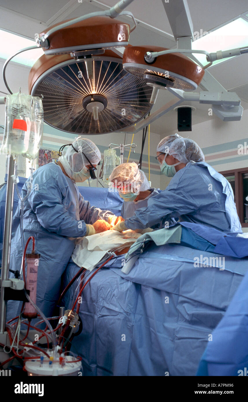 Heart surgery being performed in Colorado USA Stock Photo - Alamy