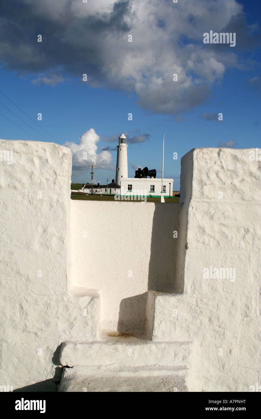 Nash Point Lighthouse Heritage Coast Stock Photo - Alamy