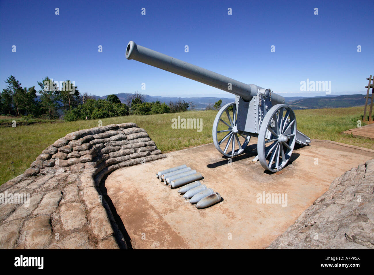 The Long Tom Canon on Long Tom pass near Sabie the canon was used in ...