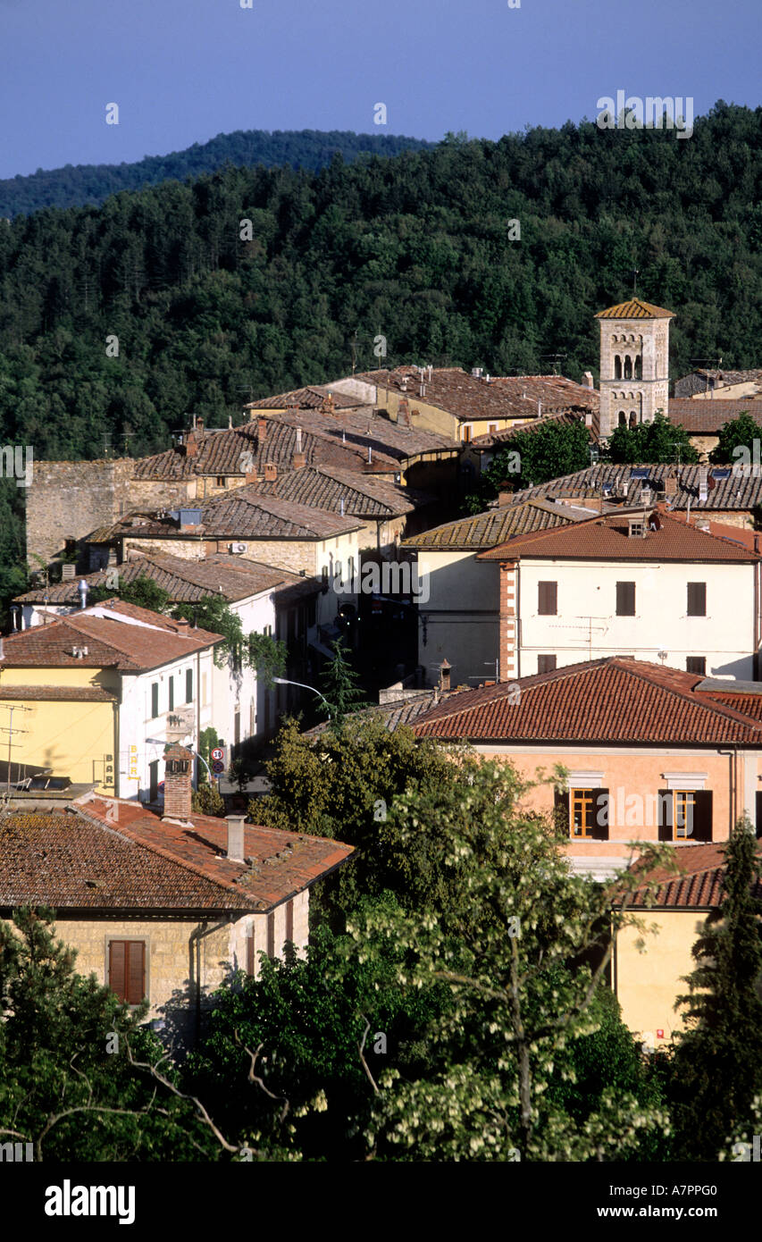 Church tower in castellina chianti hi-res stock photography and images ...