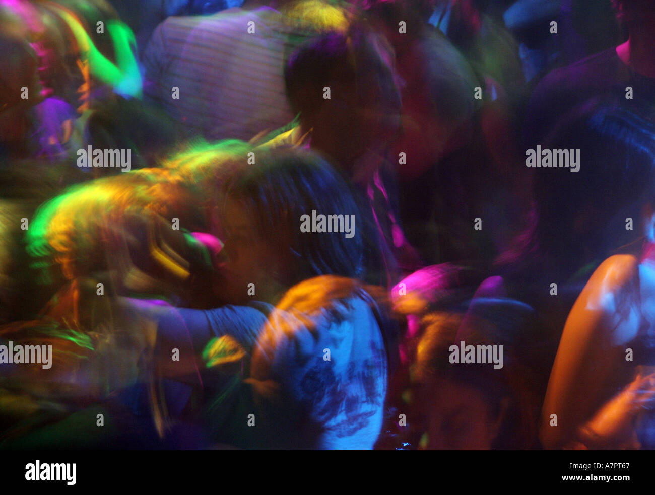 close up of the audience dancing at studio 33 nightclub in south london ...