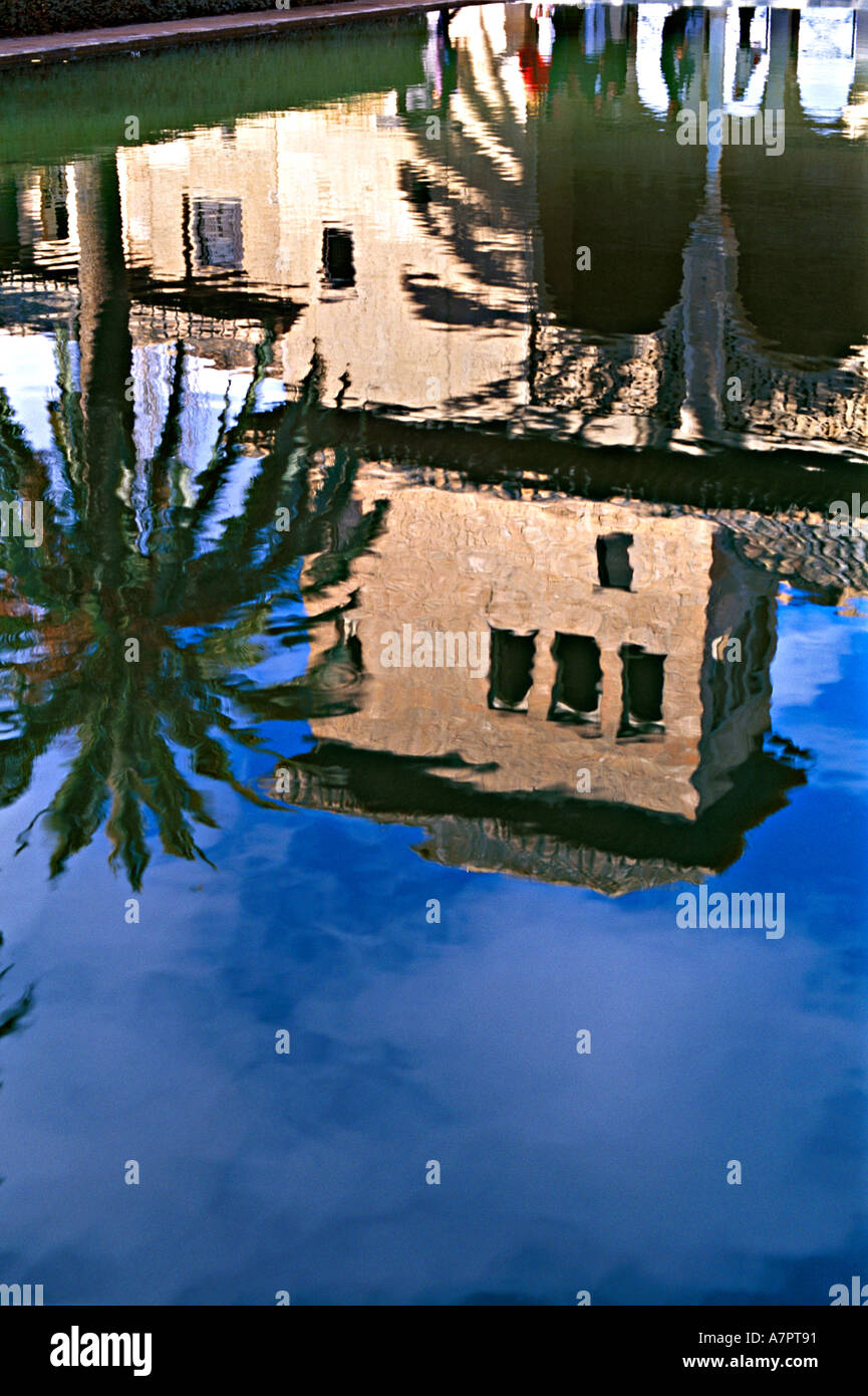 Palacio del Partal in the Alhambra at Granada Spain Stock Photo - Alamy