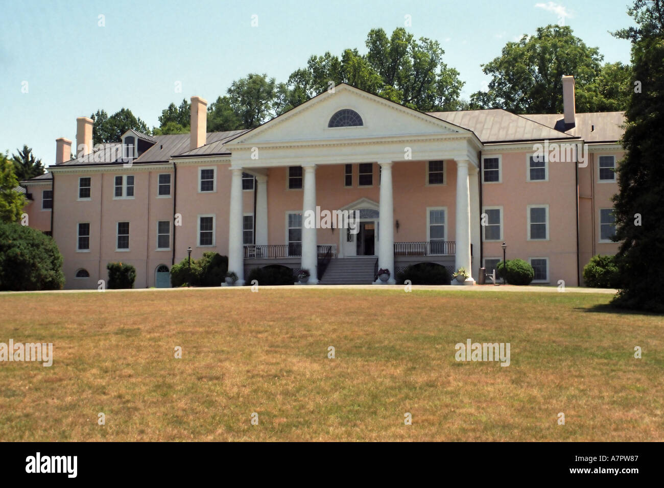 Montpelier home of US President James Madison and wife Dolly Stock ...