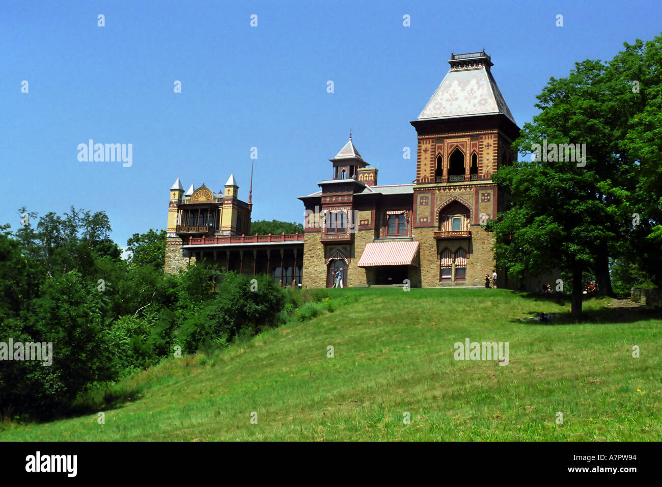 Olana Moorish style house of Frederic Church Stock Photo - Alamy