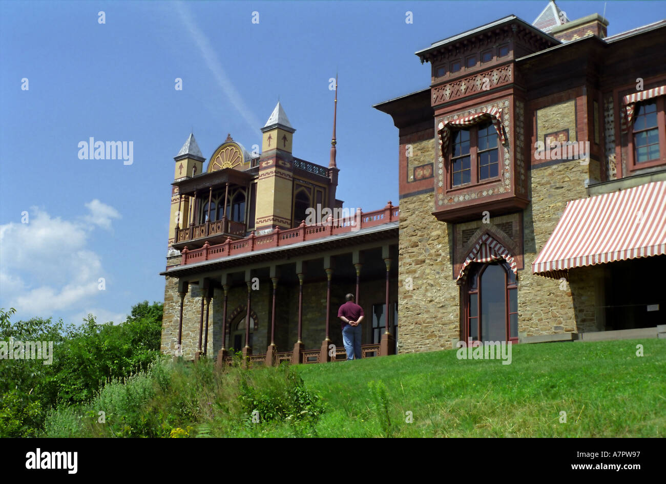 Olana Moorish style house of Frederic Church Stock Photo - Alamy