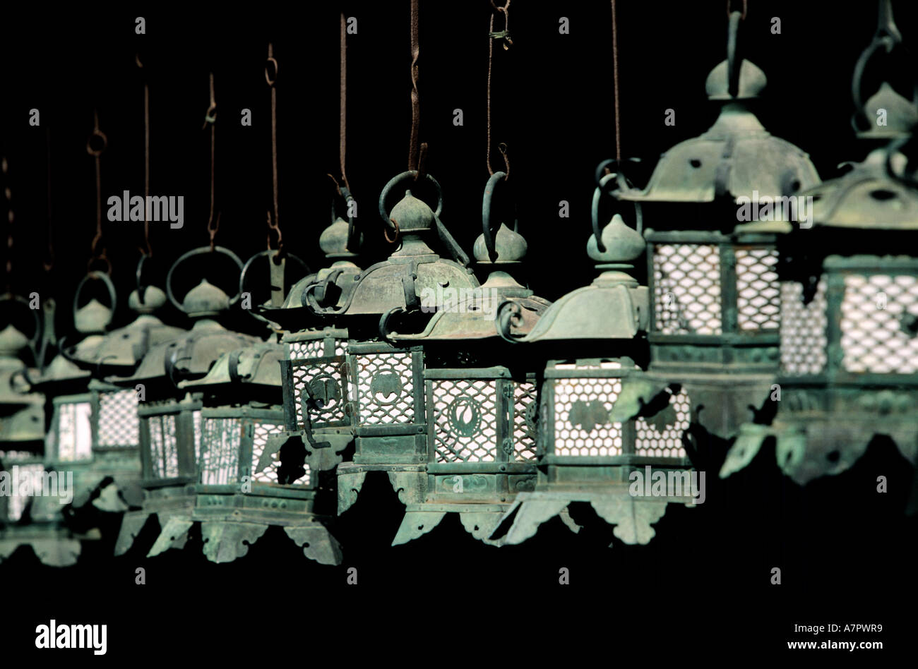 Japan, Honshu Island, Kinki region, Nara city, Kasuga temple Stock ...