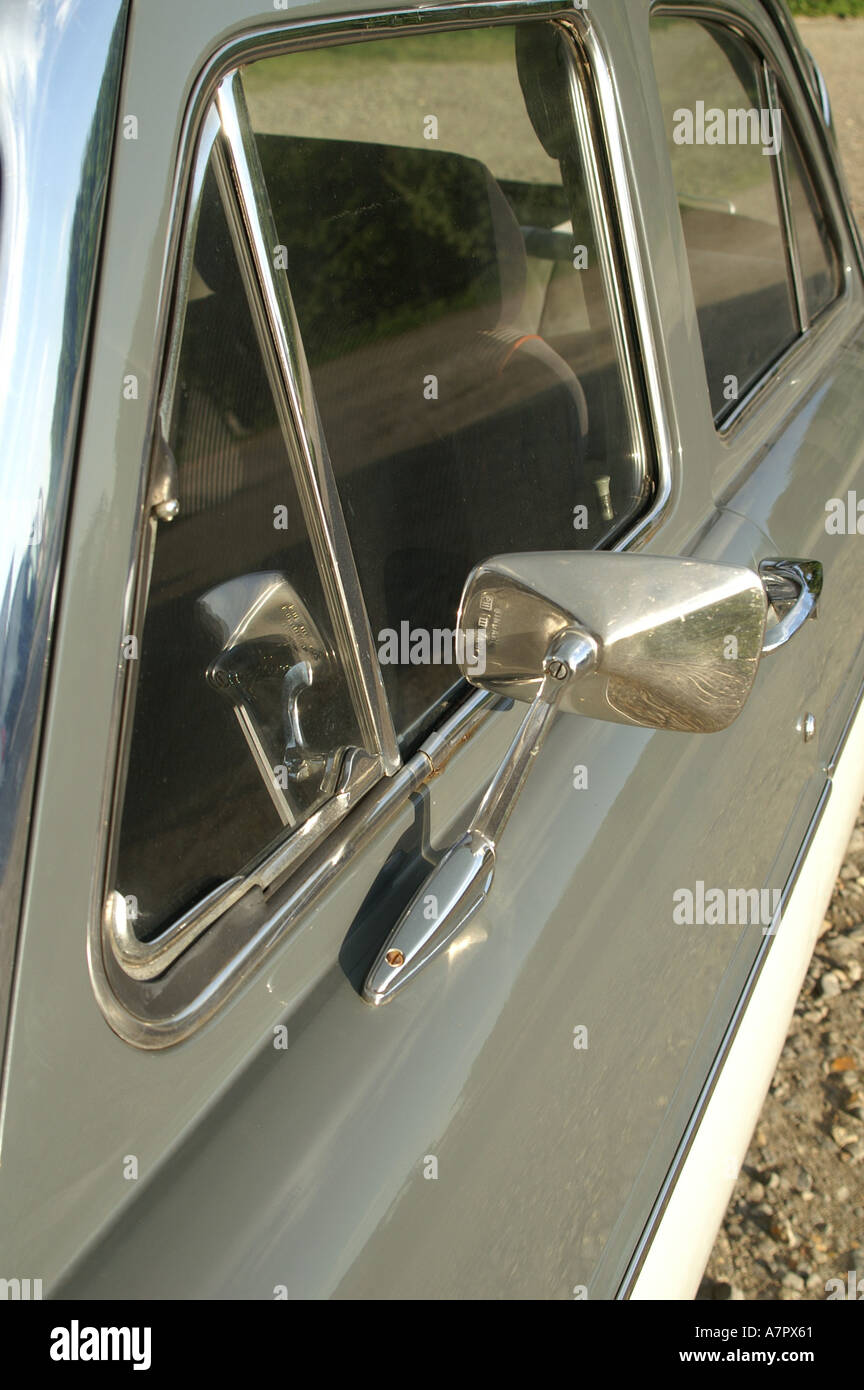Ford Zephyr Zodiac mark two 1960 detailing of side mirror Stock Photo ...