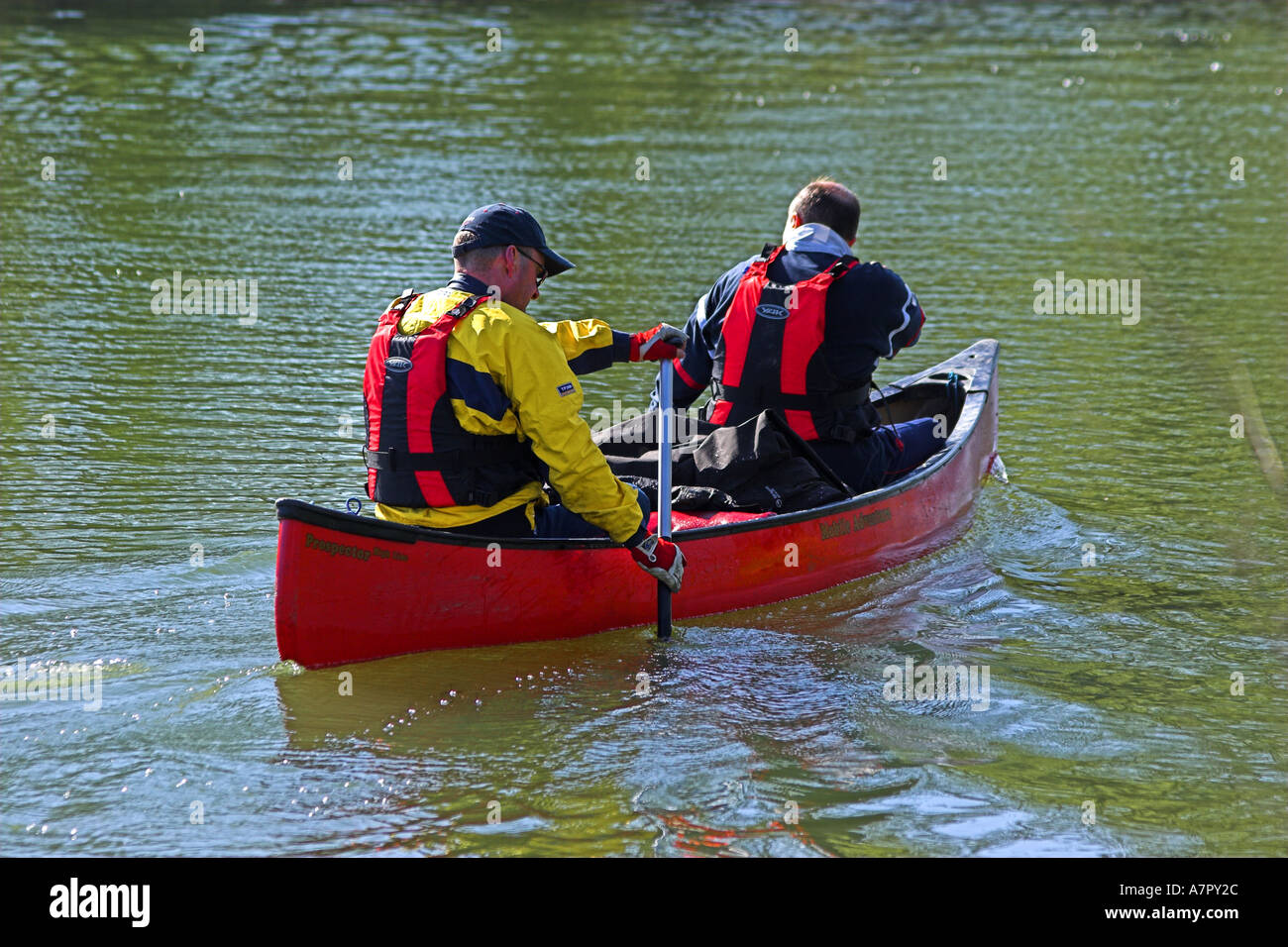Canoeing On the River Thames Stock Photo - Alamy