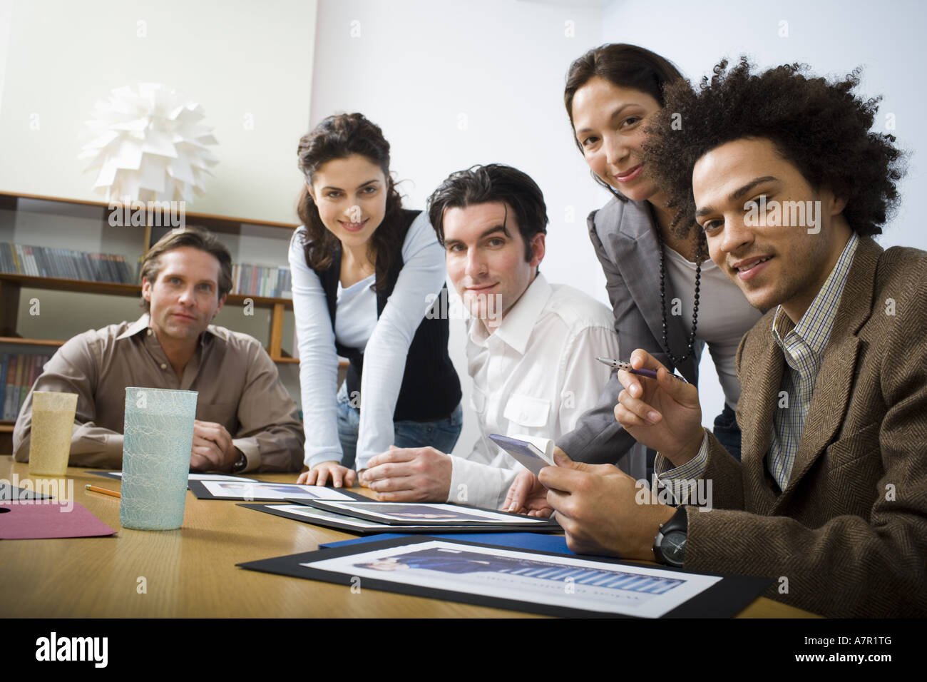 People in business meeting in board room Stock Photo - Alamy