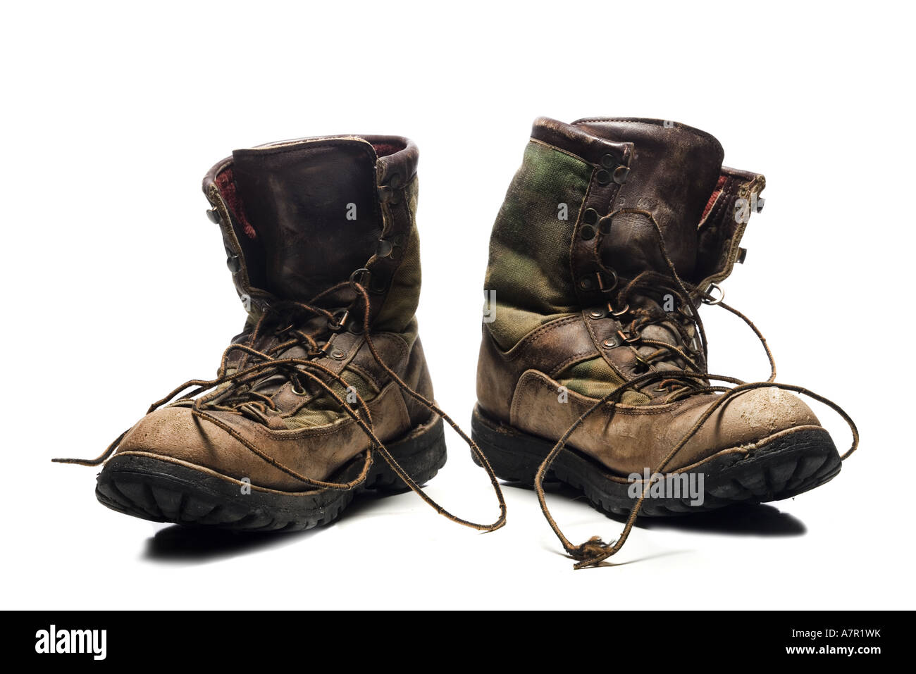 Pair of hiking boots Stock Photo - Alamy