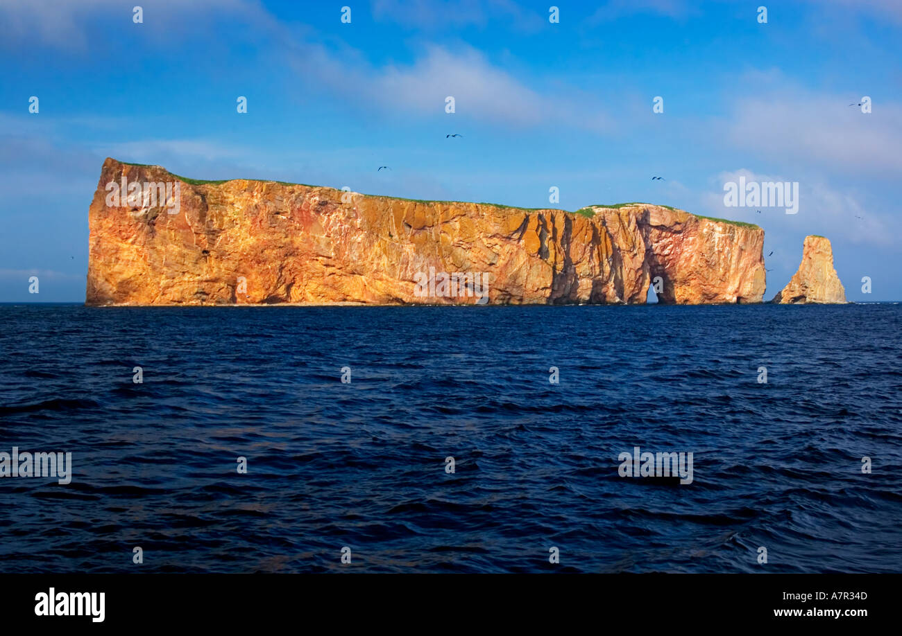 Rocher Perce, Perce, Gaspe Peninsula, Quebec, Canada Stock Photo - Alamy